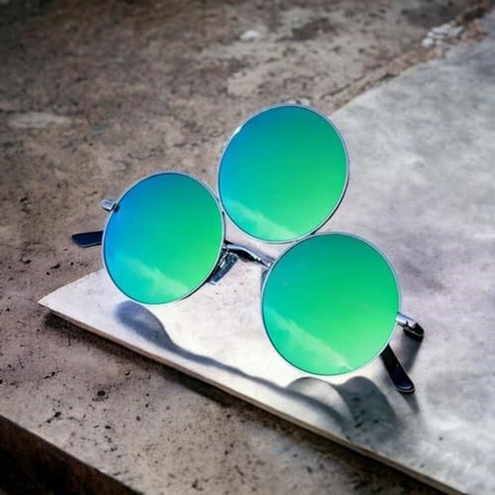 Third Eye Sunglasses – Emerald Green- New Design for 2024! – Trippy Lights